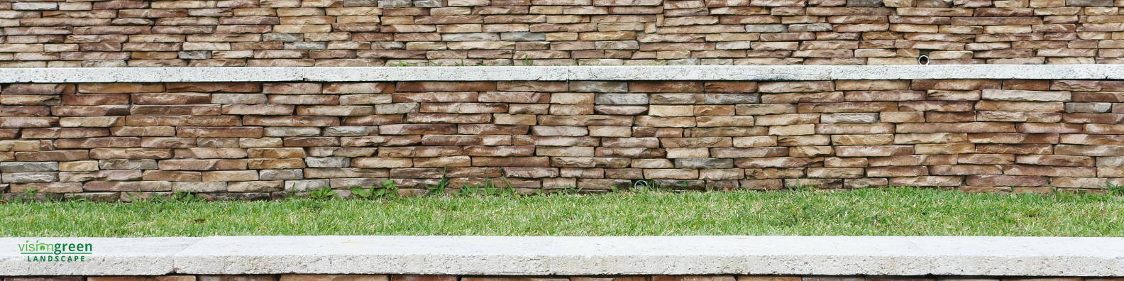 vision green retaining walls - Vision Green Landscape