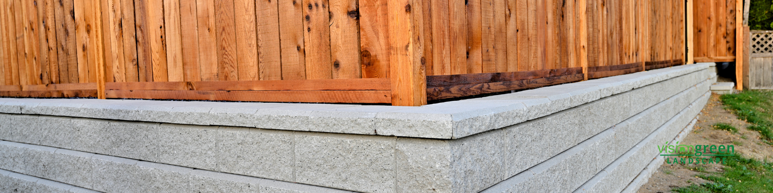 Retaining Wall Construction Services Vision Green Landscape